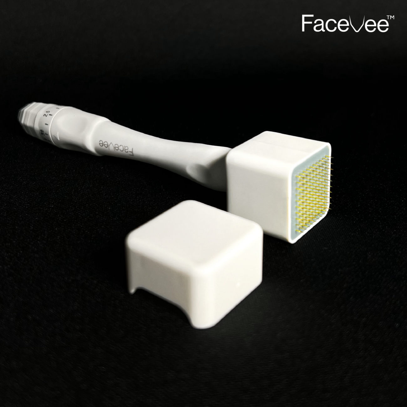 Adjustable Derma Stamp (TITANIUM + GOLD) - FaceVee